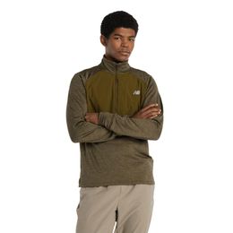 New Balance Athletics Heat Grid 1/2 Zip Bekleidung Herren braun