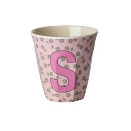 Rice Buchstaben-Becher mit Blumen Medium skandinavische Deko Online Shop