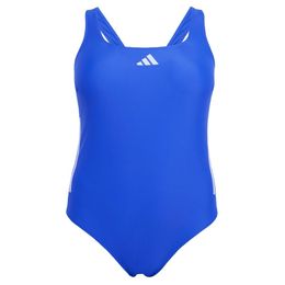 adidas Performance Active Swimsuit '3-Stripes C-Back (Plus Size)' female Blue size 4x