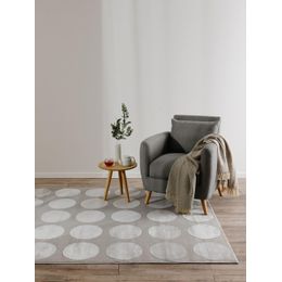 benuta Basic Claire Hellgrau 120x170 cm - Moderner Kurzflor-Teppich f&uuml;r Wohnzimmer