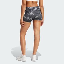 Adidas Sportswear Sportshorts 'Camo' Damen Gr&ouml;&szlig;e XXXS/XXS grau / anthrazit / wei&szlig;