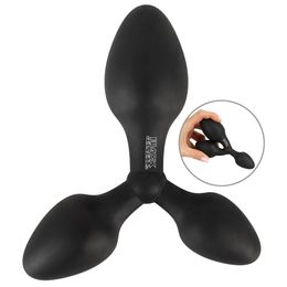 Black Velvets Analplug „Training triple butt plug“ aus Silikon