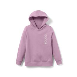Tchibo - Kinder-Sweat-Hoodie »Smiley« - Mädchen - Gr. 122/128 - violett/print