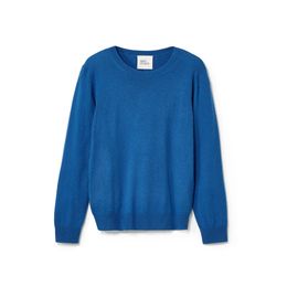 Nah/Studio Pullover - recycelte Wolle/ Cashmere - Gr. L - blau
