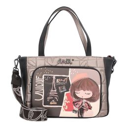 Anekke Shopper Damen Größe One Size beige / altrosa / rot / schwarz
