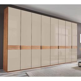 Pharao24.de Kleiderschrankwand Schlafzimmerschrank 393 cm breit mit Drehtüren