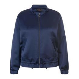 Emilia Lay - Blouson mit Stehkragen, blau, Gr. 54 / XXL