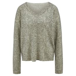 include - V-Pullover aus Schurwolle und Kaschmir, gr&uuml;n, Gr. 40 / M - Schurwolle