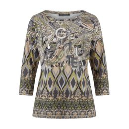 Betty Barclay - Shirt mit U-Boot-Ausschnitt, mehrfarbig, Gr. 40 / M - Baumwolle