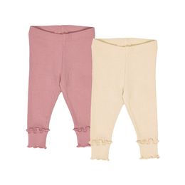 M&uuml;sli by GREEN COTTON M&uuml;sli By Green Cotton Leggings M&auml;dchen Gr&ouml;&szlig;e 86 beige / pink