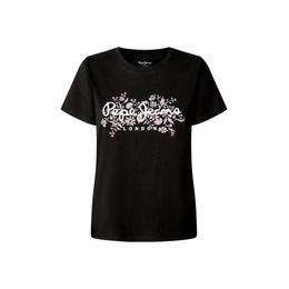 Pepe Jeans T-Shirt 'Bero' Damen Gr&ouml;&szlig;e M rosa / schwarz / wei&szlig;
