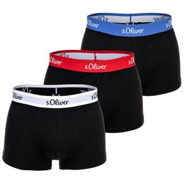 s.Oliver Boxershorts Herren Größe M blau / rot / schwarz / weiß