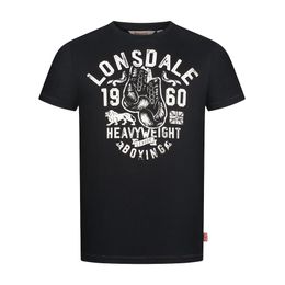 Lonsdale Shirt 'Minver' male Black size XL