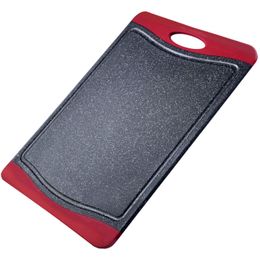 Westmark Schneidbrett 44,5 x 30 cm schwarz/rot - Schneidebretter