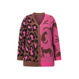 MIAMODA Knit Cardigan female Pink size 42-44