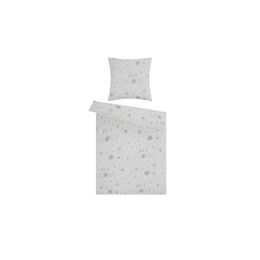 CS Schmal como Biber Bettwäsche Let it Snow grau Maße (cm): B: 135 » Möbel Kraft