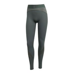 adidas Performance Sporthose 'HYG SHN' Damen Größe XS/S dunkelgrau / tanne / dunkelgrün