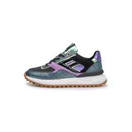 Floris van Bommel Sneaker 'Noppi 36' Damen Gr&ouml;&szlig;e 42.5 hellblau / gr&uuml;n / orchidee / schwarz