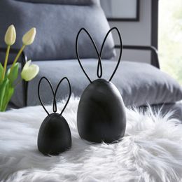Hase "Black", 2er Set