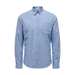 Only & Sons Only & Sons Hemd Salvaro Langarmhemd mit Brusttasche, Slim Fit