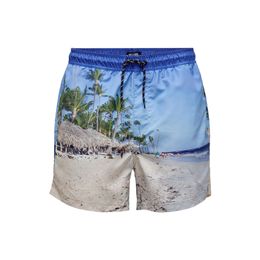 Only & Sons Only & Sons Badehose TED Bade-Shorts mit elastischem Bund, Tunnelzug und Gesäßtasche