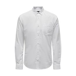 Only & Sons Only & Sons Hemd Salvaro Langarmhemd mit Brusttasche, Slim Fit