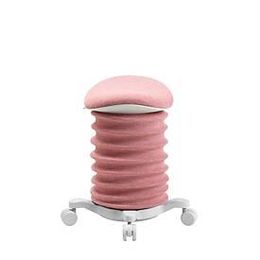 Topstar Hocker SITNESS 4D, ergonomisch, aktives Sitzen, gepolsterter Sattelsitz, höhenverstellbar, um 360° drehbar, Tragegriff, Rollen, papyrusweiß/rosé