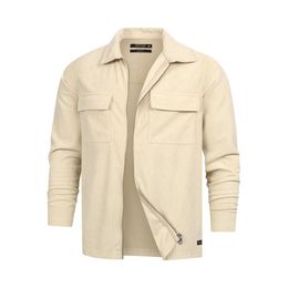 INDICODE Jeans Between-Season Jacket 'Nemoto' male Beige size XL