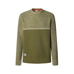 Pepe Jeans Pullover 'Penn' Herren Gr&ouml;&szlig;e M oliv / gr&uuml;nmeliert / wei&szlig;