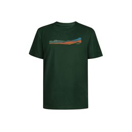 Greenbomb T-Shirt 'Bike Step On' Herren Größe XL blau / grasgrün / dunkelgrün / orange