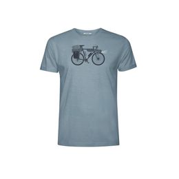 Greenbomb Shirt 'Bike Night' male Blue size S