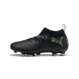 Puma Fußballschuh 'Future 8 Match' Jungen Größe 32 neongrün / schwarz