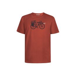 Greenbomb T-Shirt 'Bike Night' Herren Größe S rot / schwarz