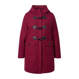 Ulla Popken Mantel Damen Gr&ouml;&szlig;e XL/XXL dunkelrot Wintermantel