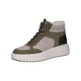 Caprice Stiefelette Damen Gr&ouml;&szlig;e 42 nachtblau / hellgrau / khaki Winterschuhe