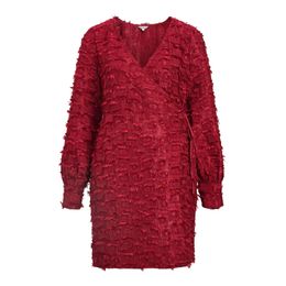 Object Kleid 'OBJDARIA' Damen Gr&ouml;&szlig;e 42 rot Winterkleid