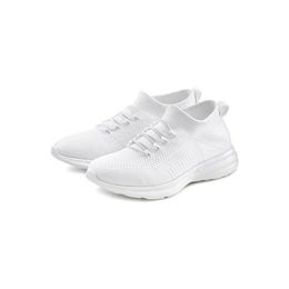Lascana Sneaker 'Slipper, Halbschuh, Turnschuhe, Slip-On-Sneaker, bequem,' wei&szlig; Gr. 38 f&uuml;r Damen