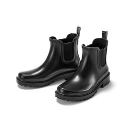 Tchibo - Regenstiefeletten - Damen - Gr. 37 - schwarz