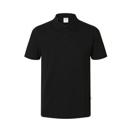 Selected Homme Poloshirt "Atlas" in Schwarz - 43% | Größe XL | Herren-plussize