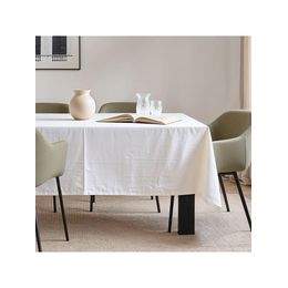 Mint Rugs Tischdecke "Smooth Kahu" in Weiß - 62% | Größe 100x155 cm |
