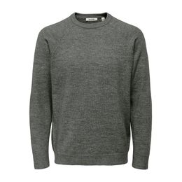 Only & Sons ONLY & SONS Pullover "Thomas" in Grau - 55% | Größe XL | Herren-plussize