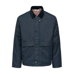 Only & Sons ONLY & SONS Übergangsjacke "Kosmo" in Dunkelblau - 56% | Größe XXL | Herren-plussize
