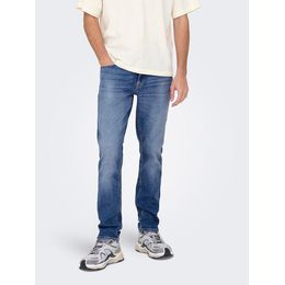 Only & Sons ONLY & SONS Jeans "Sloom" - Slim fit - in Blau - 50% | Größe W30/L34 | Herren-plussize