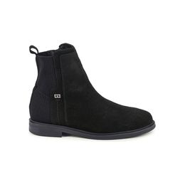 Tommy Hilfiger Shoes Leder-Boots in Schwarz - 29% | Größe 39 | Damen-stiefel