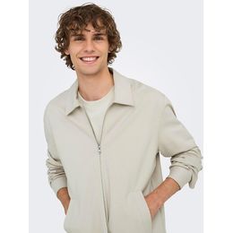 Only & Sons ONLY & SONS Blouson "Jakes" in Beige - 28% | Gr&ouml;&szlig;e M | Herren-plussize