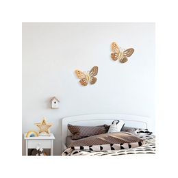 ABERTO DESIGN Wanddekor "Farfalla 2" - (B)29 x (H)32 cm - 80% | Wanddekoration