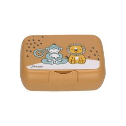 Sterntaler Lunchbox "Albert & Lio" in Hellbraun - (B)19 x (H)13,5 x (T)7 cm - 73% | Aufbewahren-servieren