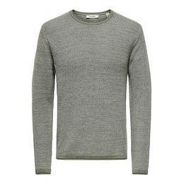 Only & Sons ONLY & SONS Pullover "Eric" in Khaki - 45% | Größe L | Herren-plussize