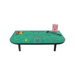 The Home Deco Kids Spieltisch "Blackjack" in Grün - ab 3 Jahren - 47% | Gesellschaftsspiele