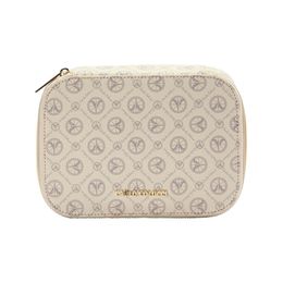 Carlo Colucci Kulturtasche ' Cracogna ' Damen Gr&ouml;&szlig;e XS/XL creme / gold / grau